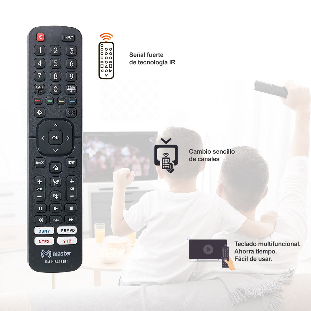 Control remoto para TV Hisense - RM-HISL13351 – Master Electronicos