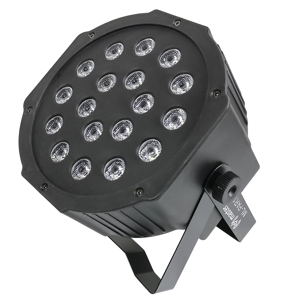 LUZ LED DMX de 18 LED - ML-PAR18 – Master Electronicos